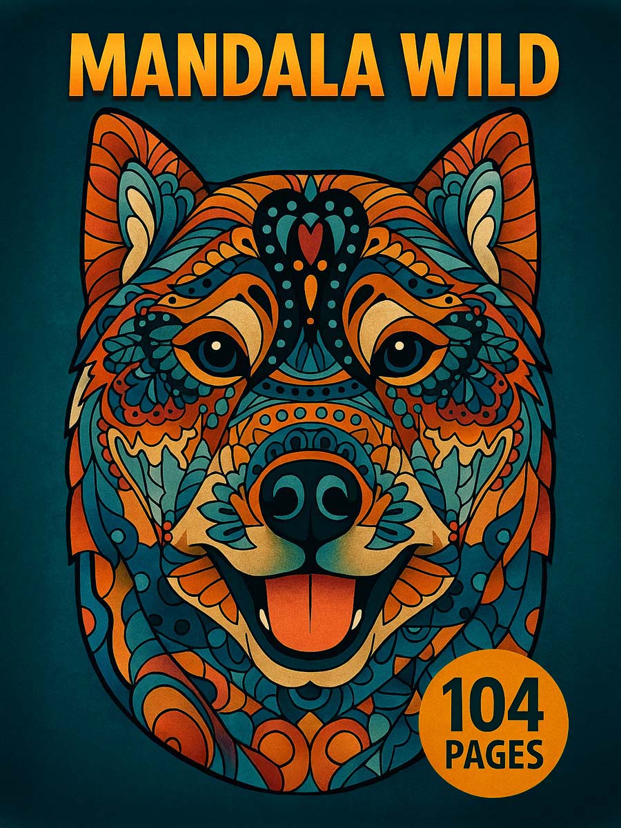 Mandala Wild – 54 Animals Filled with Intricate Patterns | Enchanted ...